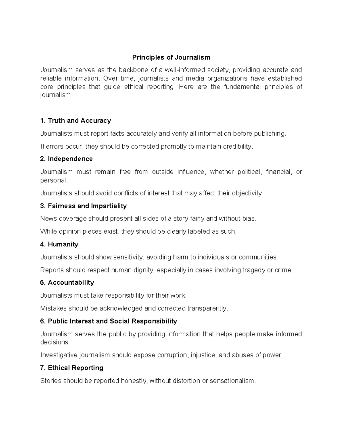 Lesson-3-Principles-of-Journalism - Principles of Journalism Journalism ...