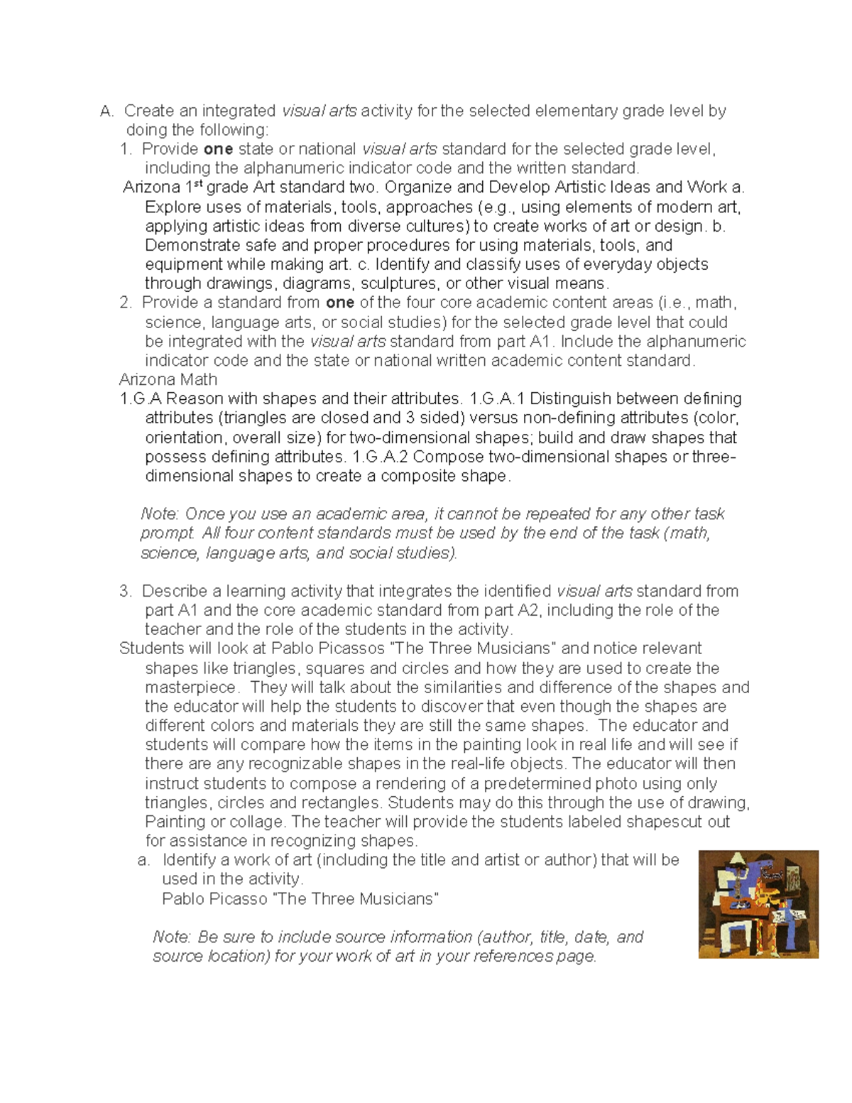 Elementary Visual and Performing Arts Methods: Integrated Activities ...