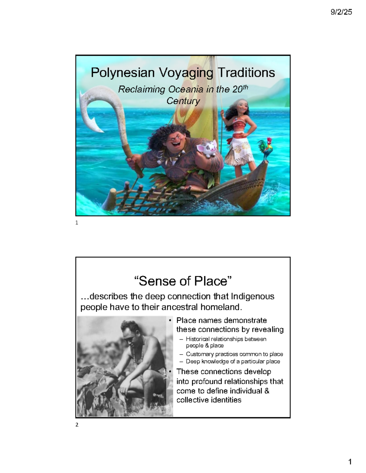 Polynesian Voyaging Traditions: Reclaiming Oceania in the 20th Century ...