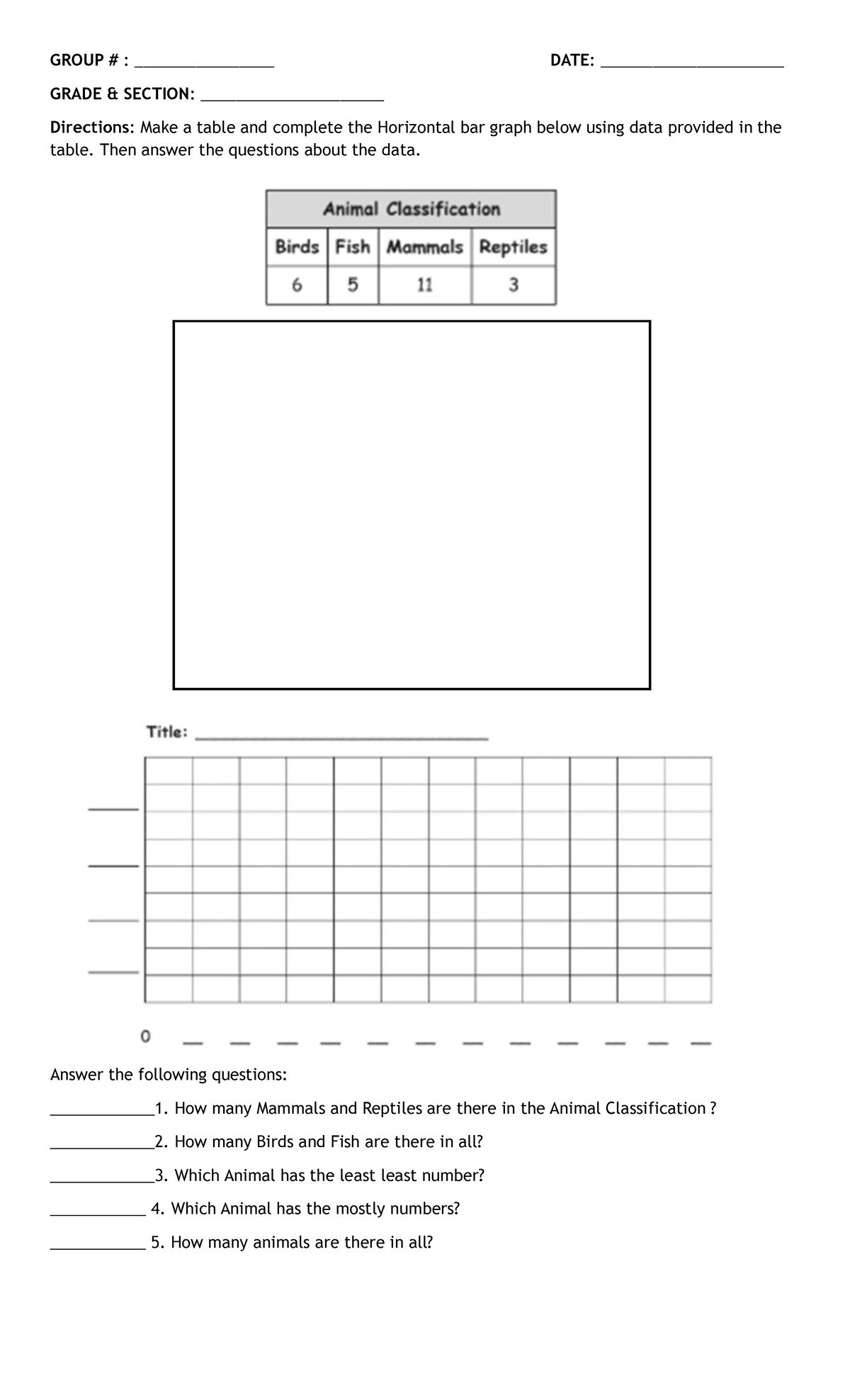 Math group - Worksheets - GROUP # : ________________ DATE ...