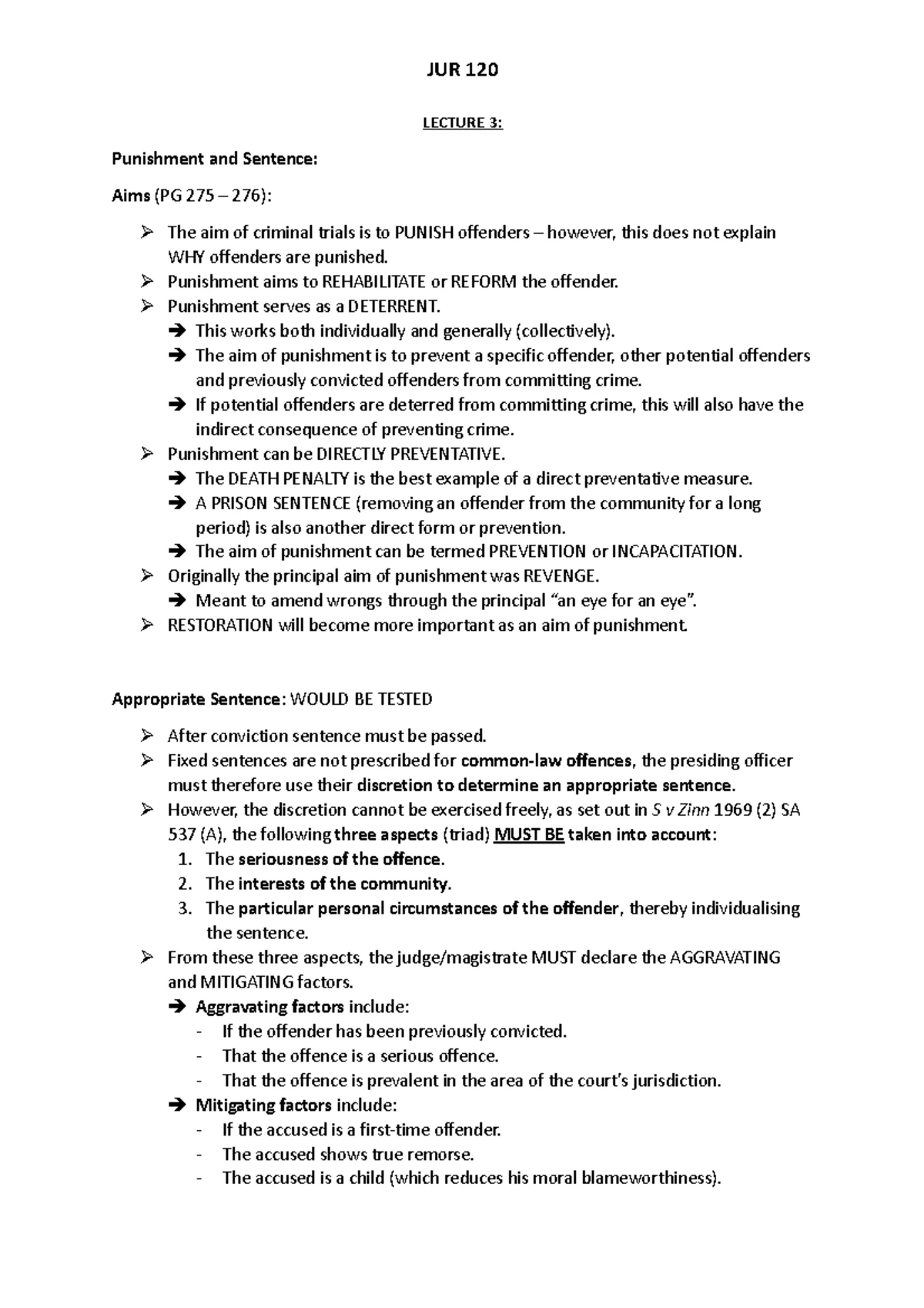 PSR 210 Lecture 3: Understanding Legal Subjects & Subjectivity - Studocu