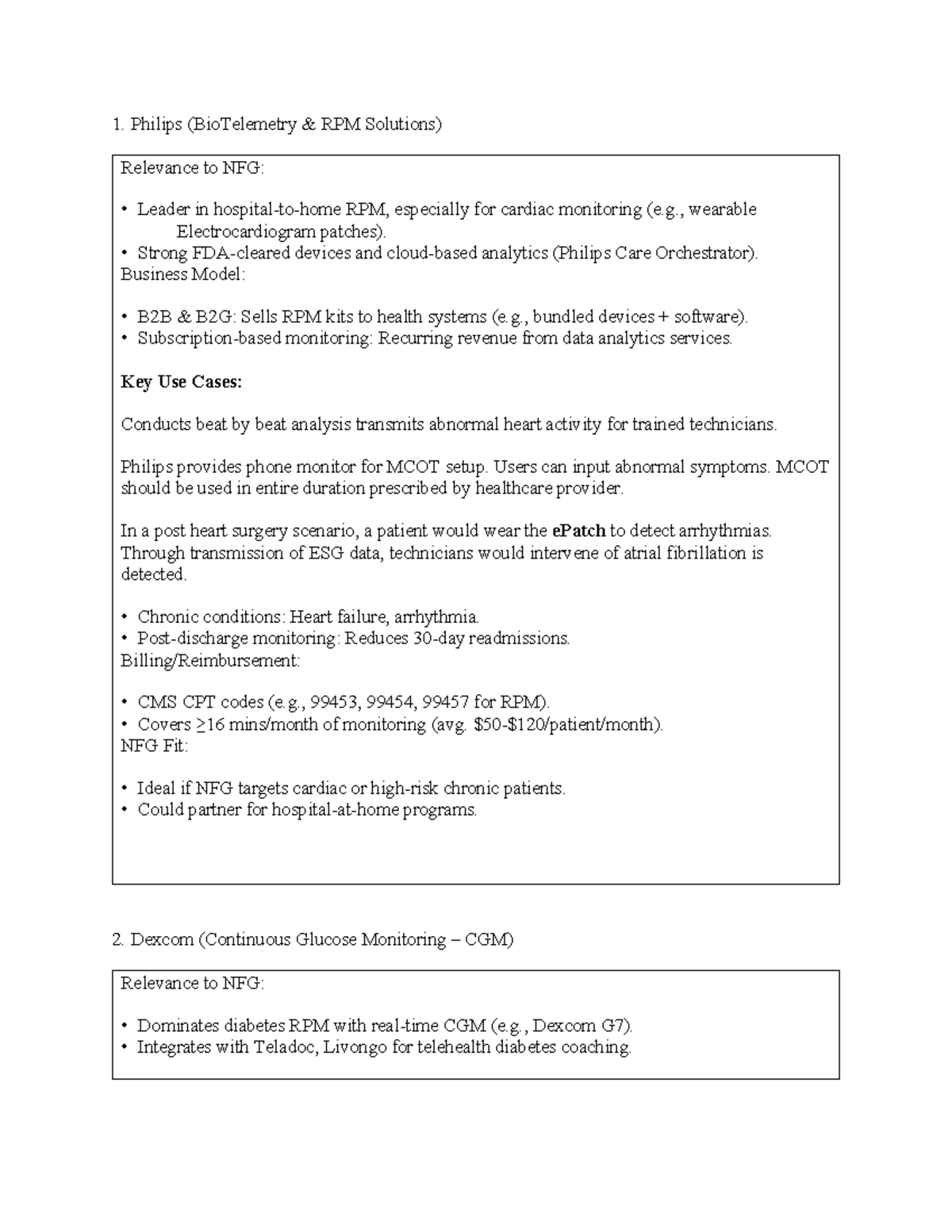 RPM & Home Health in the US: Key Insights for NFG Strategies - Studocu