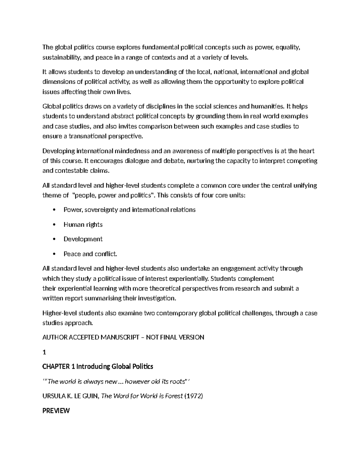 Global Politics 101: Understanding Power, Equality, and Global Issues ...