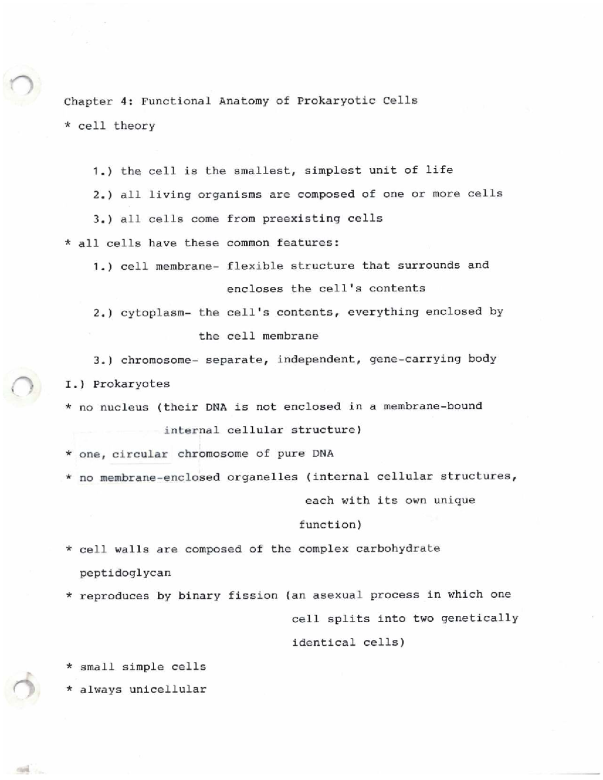 Chapter 4: Functional Anatomy of Prokaryotic Cells (Bio 101) - Studocu