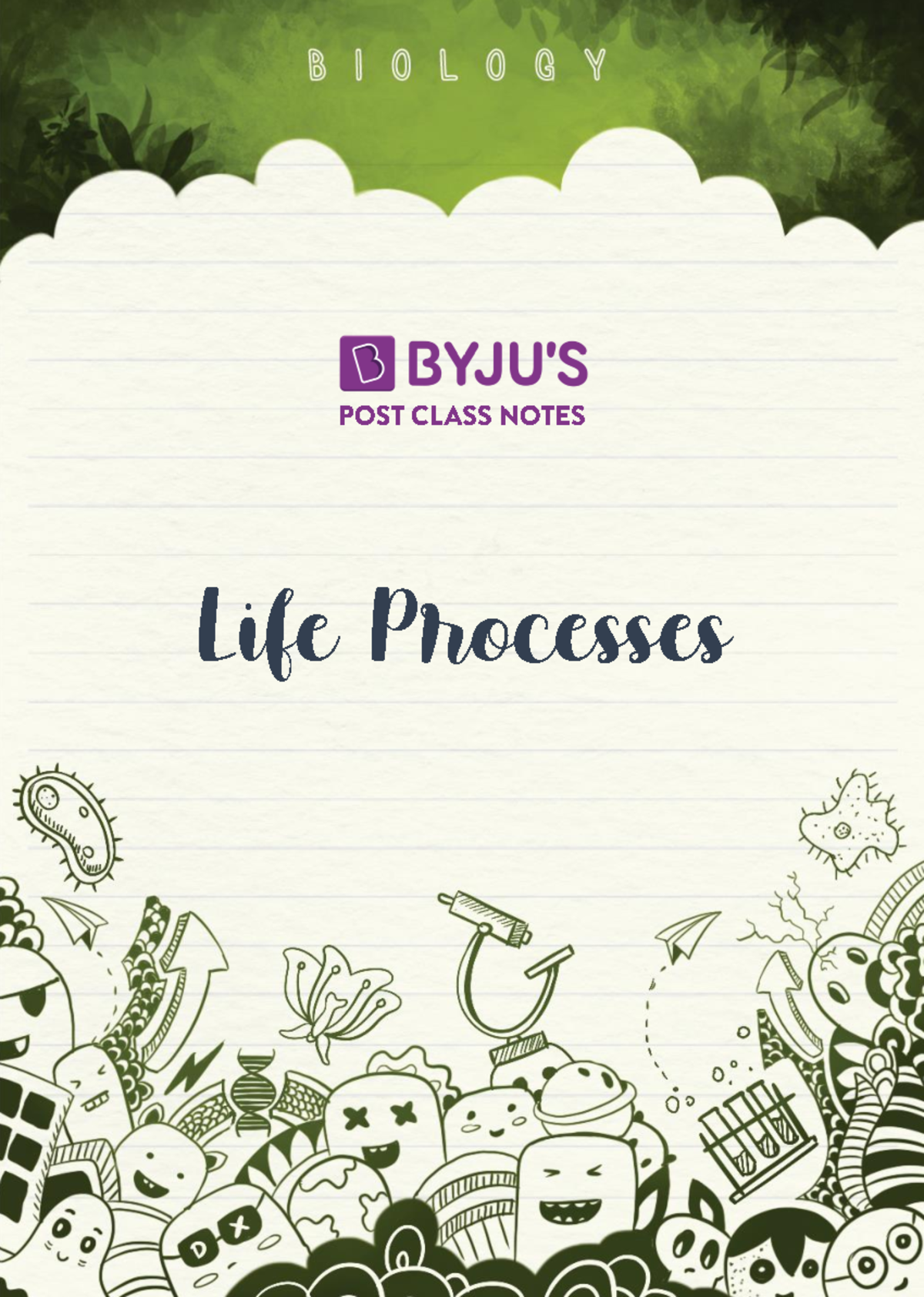 704032198 Class 10 Life Processes Mind Map and Notes Summary - Studocu
