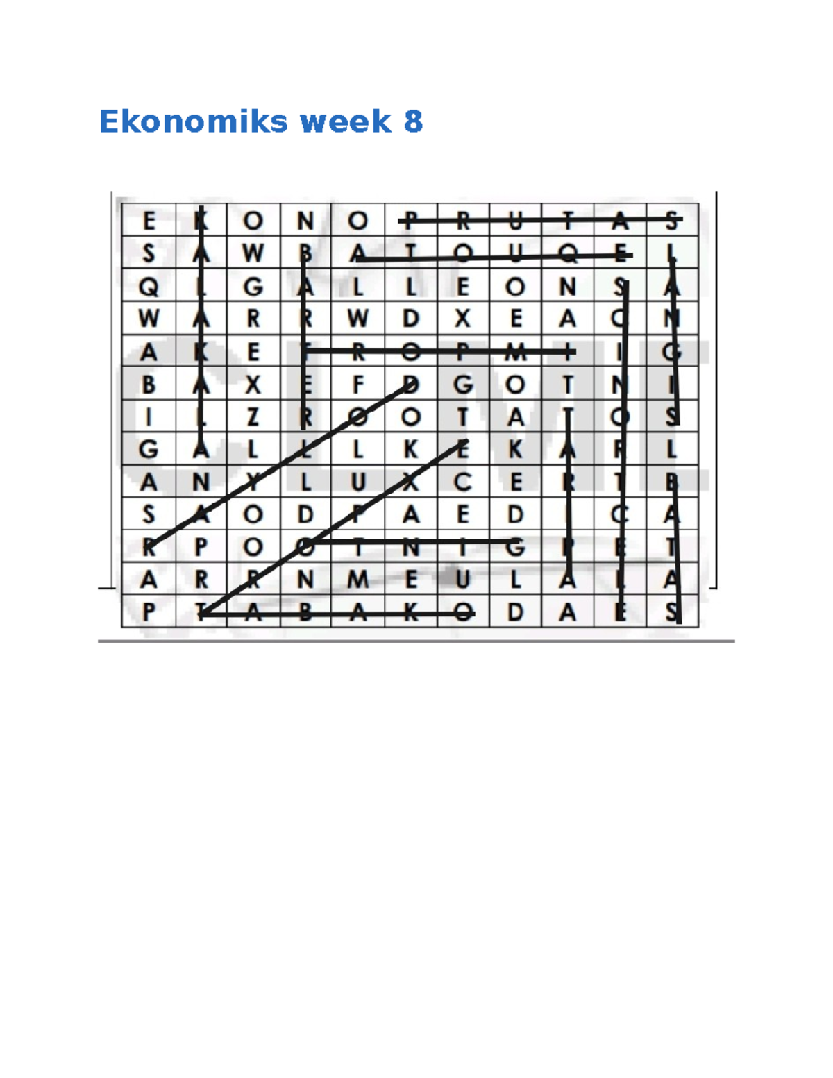 Economics Week 3: Interdisciplinary Approaches to Real-World Problems ...