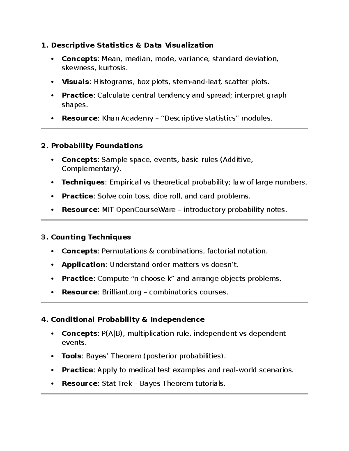 Applied Probability and Stats Study Guide: Key Concepts & Practices ...