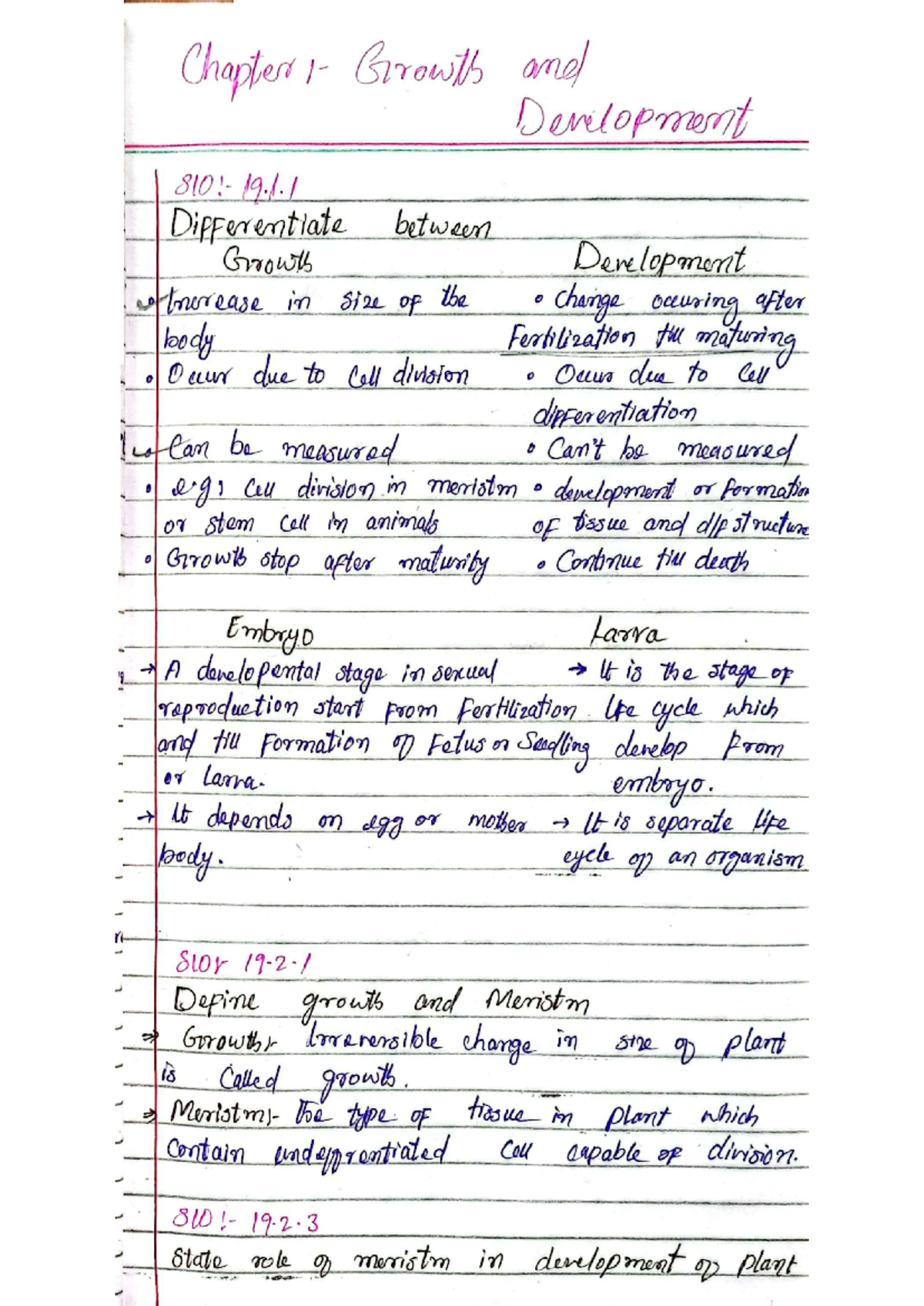 Chapter 12 Biology Growth and Development Notes for Class 12 Students ...
