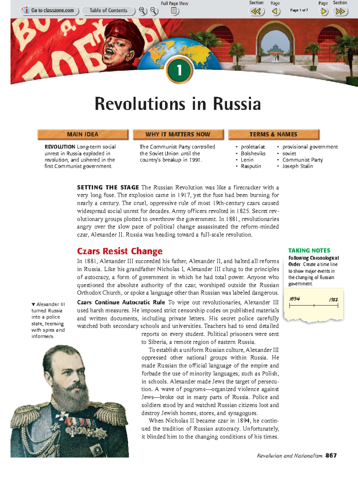 Revolutions in Russia: Analyzing Lenin's NEP and the USSR's Rise (HIST ...