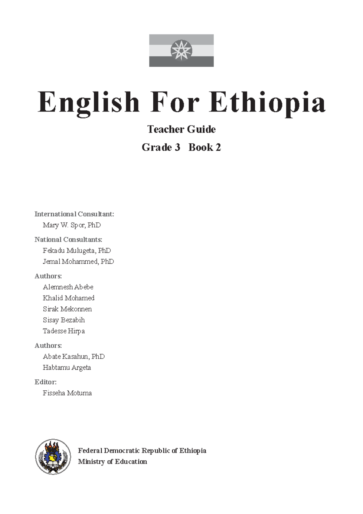 English I Grade 3 Teacher Guide: Updated Edition & Methodology Details ...