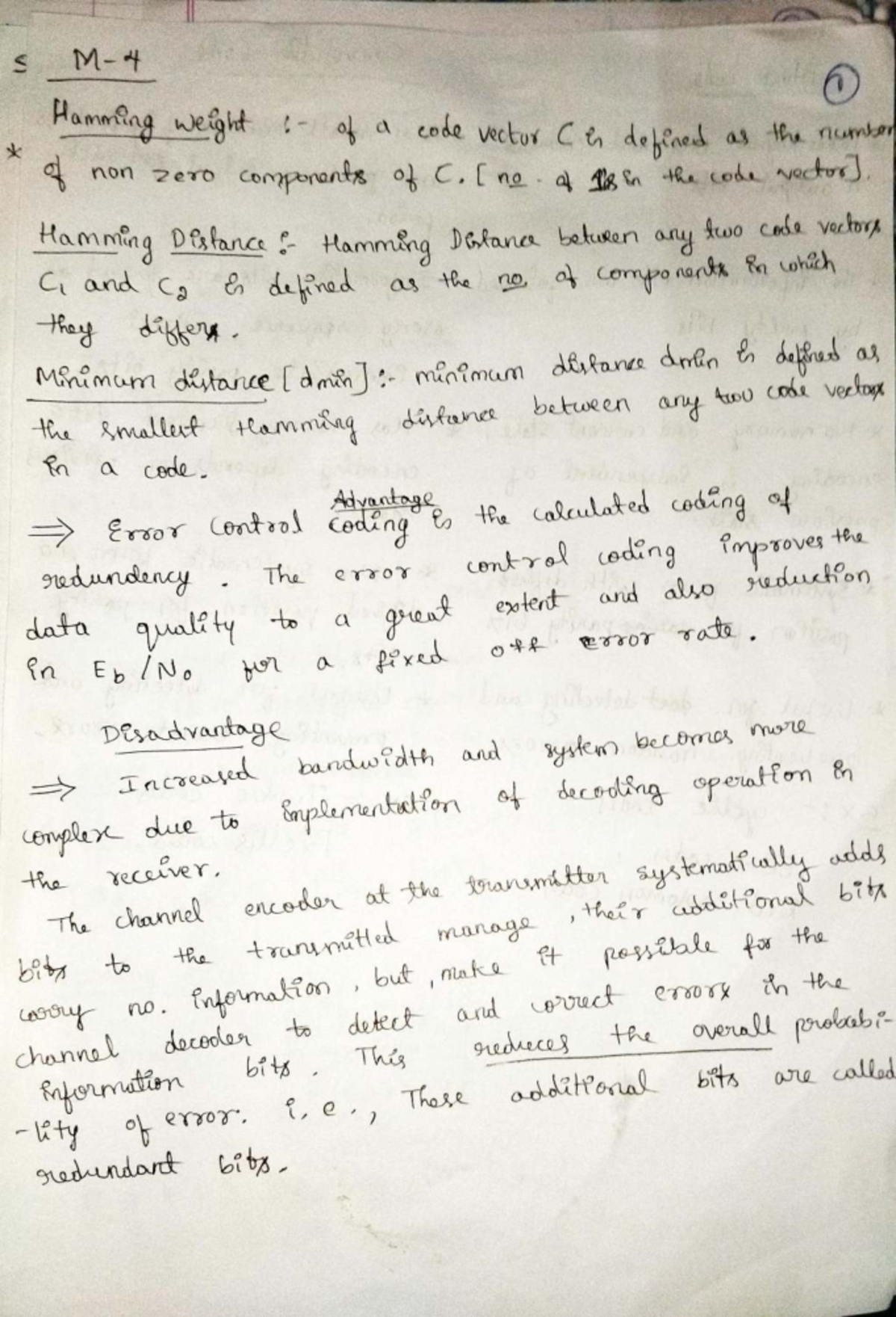 Error Control Coding Techniques: A Study on BCH and Convolution Codes (CSE 101) - Studocu