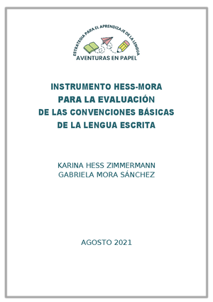 IDAI Instrumento Diagnostico DE Alfabetización Inicial 1° A 3 ...