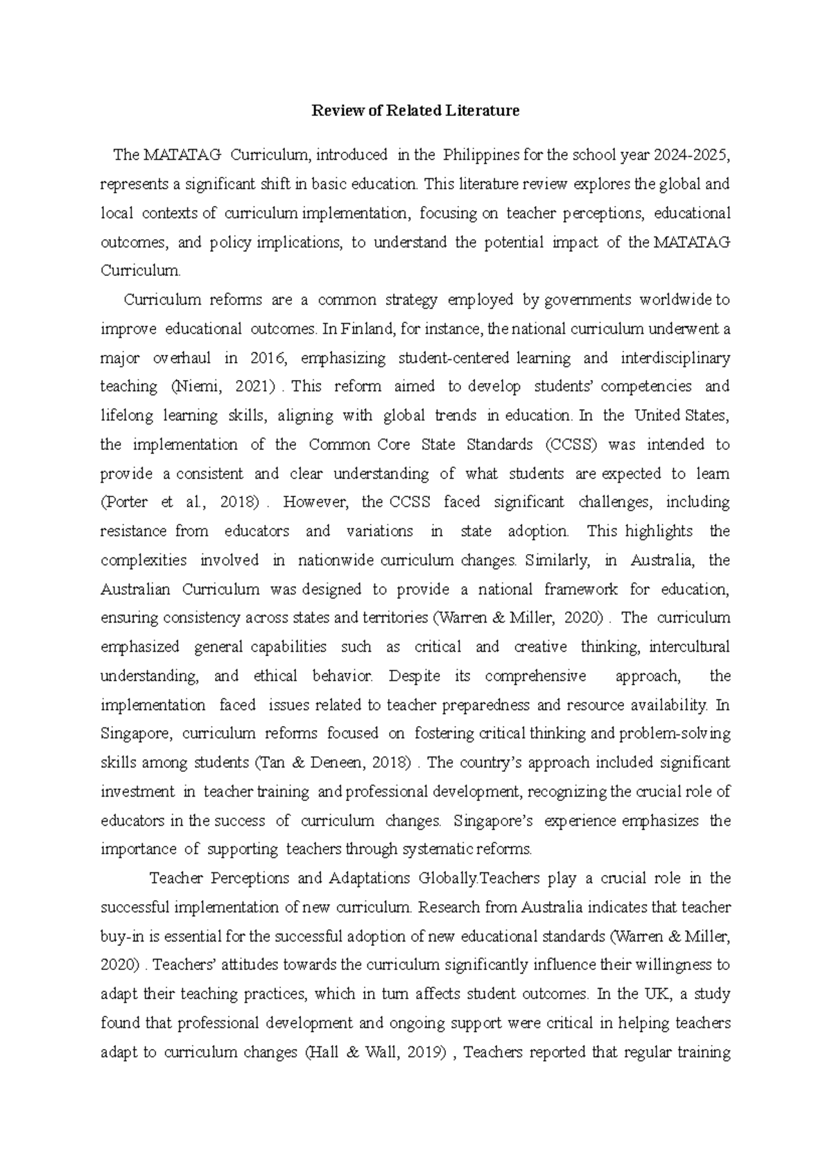 RRL - Summary Economics Research 1 - Review of Related Literature The ...