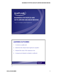 COMM2305 - Diploma in Commerce - Business Statistics and Data Driven ...