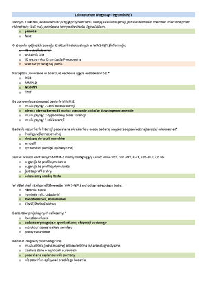 SES-Rosenberg-pytania - Skala Samooceny SES M. Rosenberga Poniżej ...