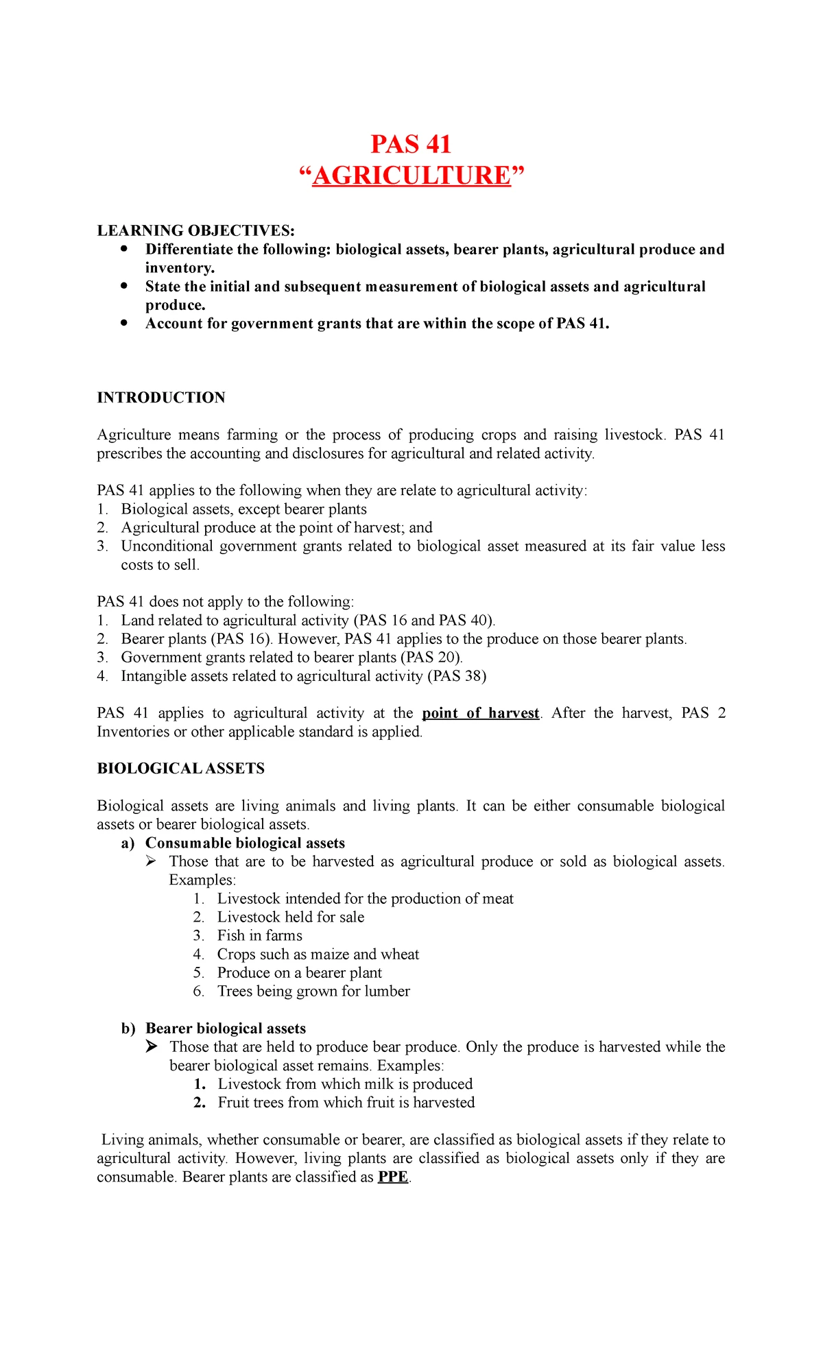 PAS 2 Inventories - Conceptual Framework & Accounting Standards BSA11C ...