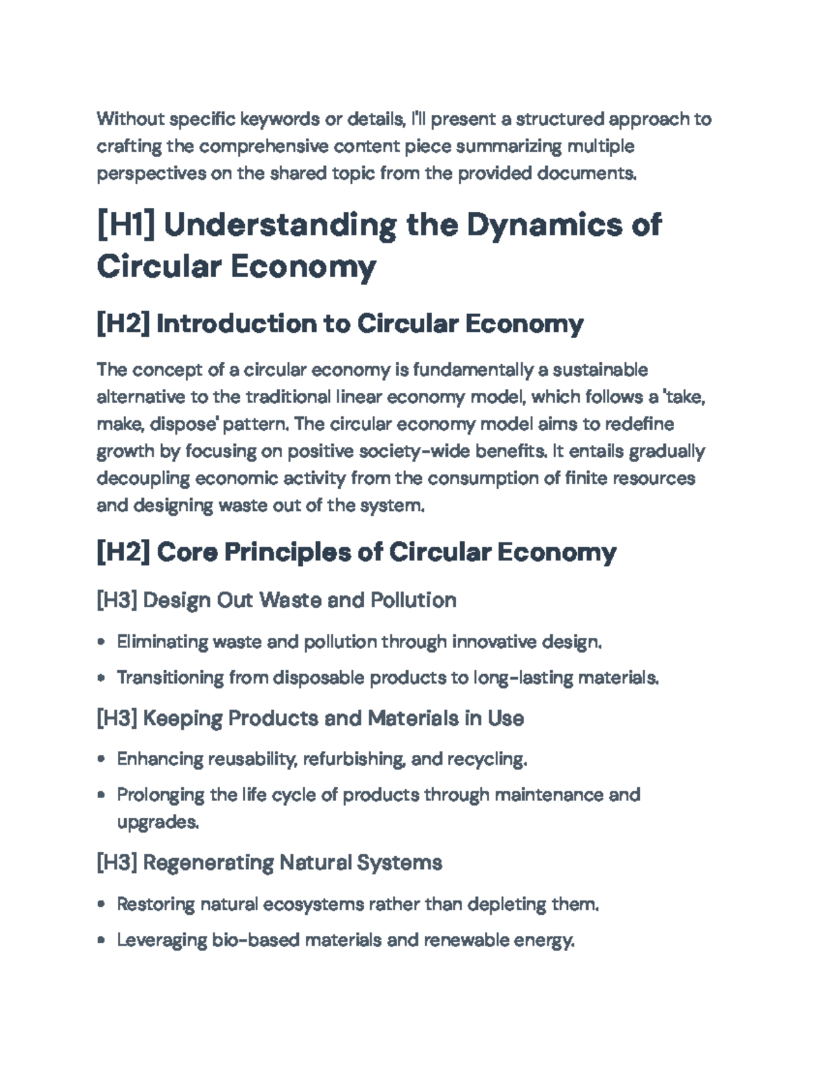 Understanding the Dynamics of Circular Economy: Comprehensive Overview ...