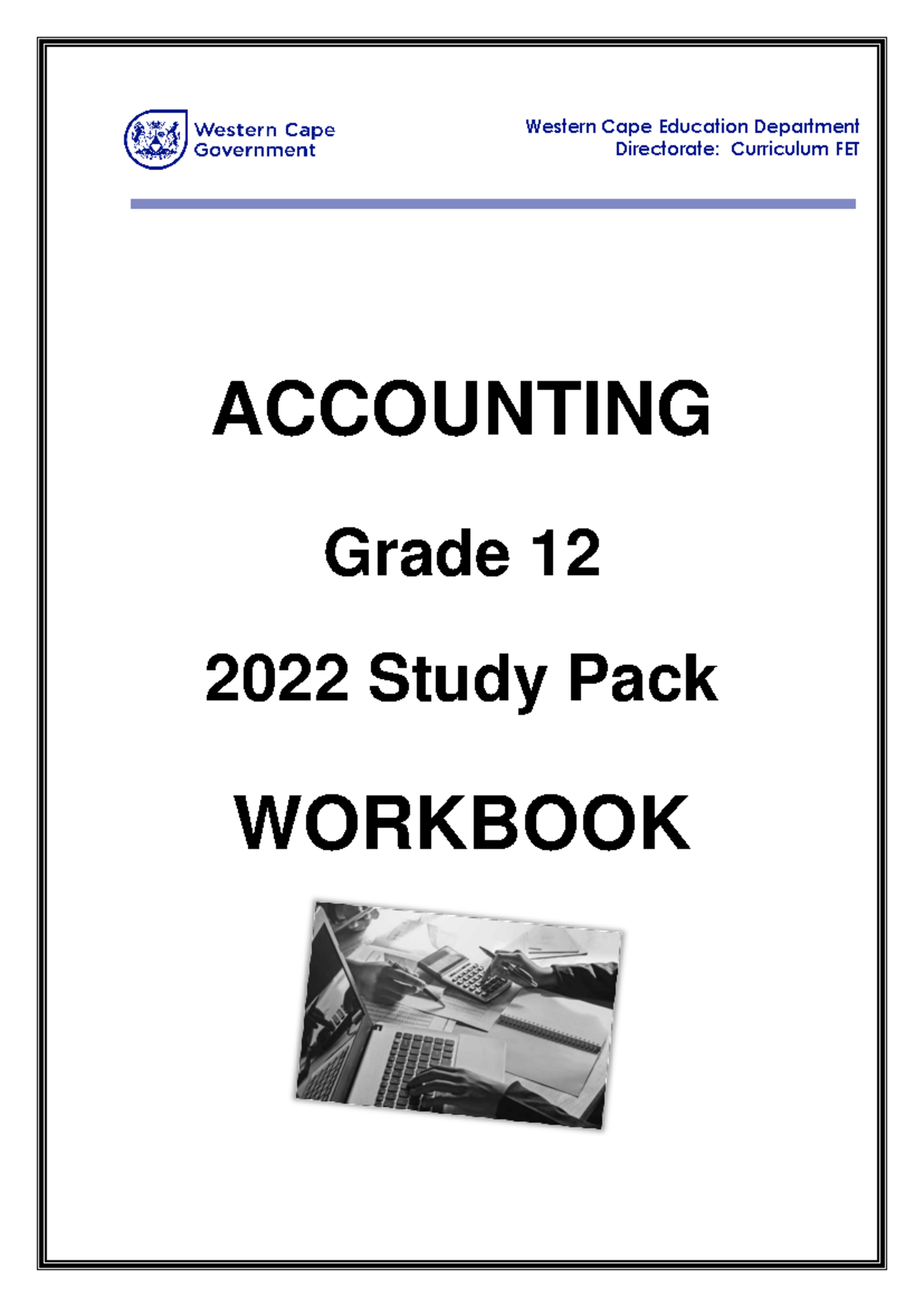 Grade 12 Accounting 2022 Study Pack Workbook (Companies/Fin Statements ...