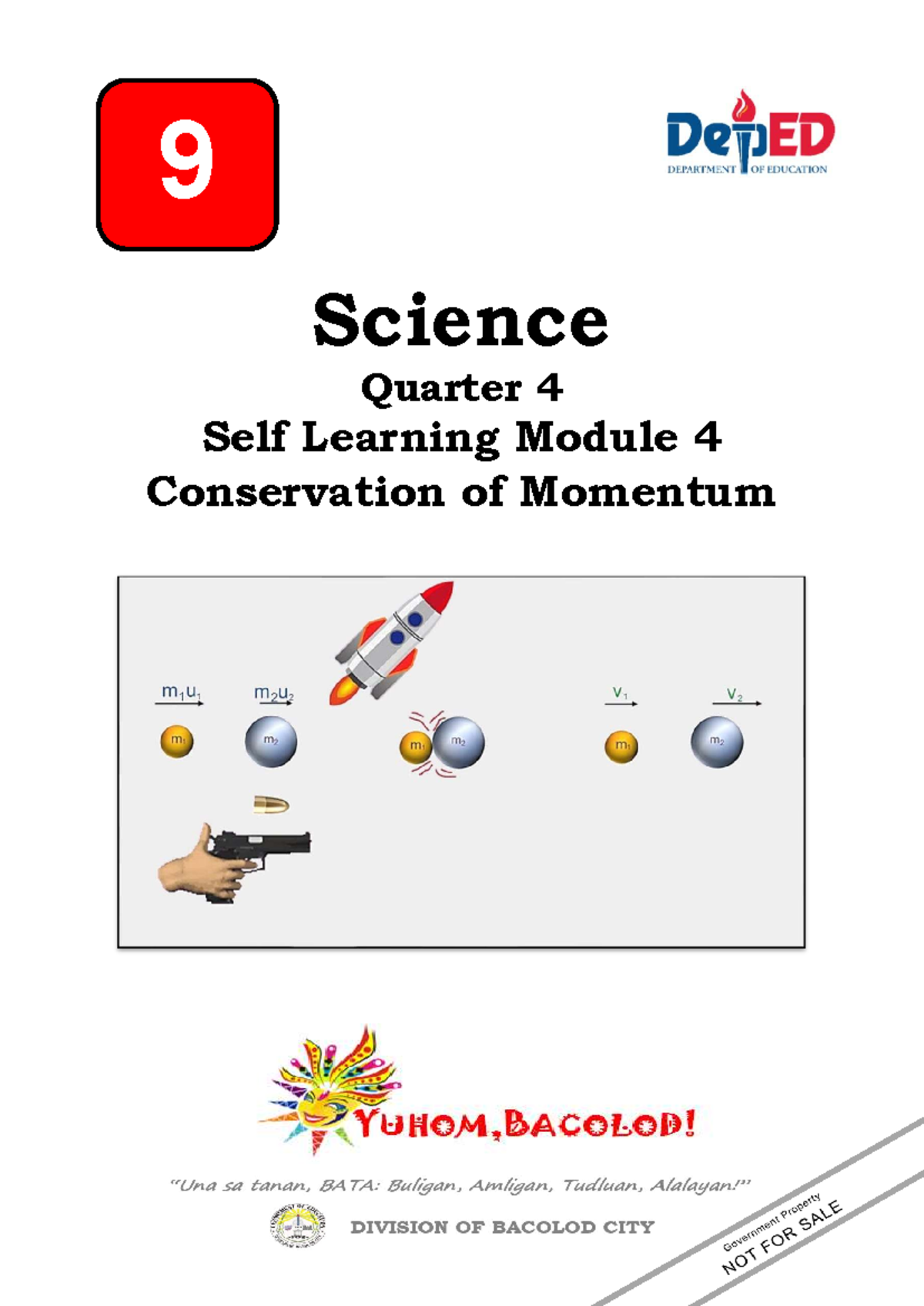 Grade 9 Science Q4 Module 4: Conservation of Momentum, 2nd Ed. - Studocu