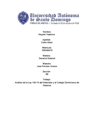 Pensum Derecho UASD Actualizado 2022 - UNIVERSIDAD AUTÓNOMA DE SANTO ...