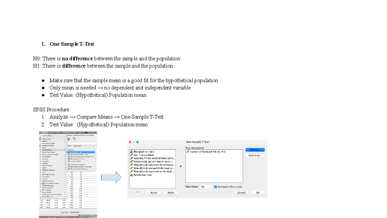 Statistics Notes One Sample T Test Anova And Regression Analysis 2485