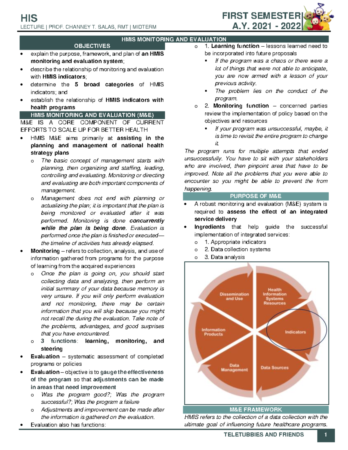 HIS LEC Lesson 7 Health infomation System - Medical Laboratory Science ...