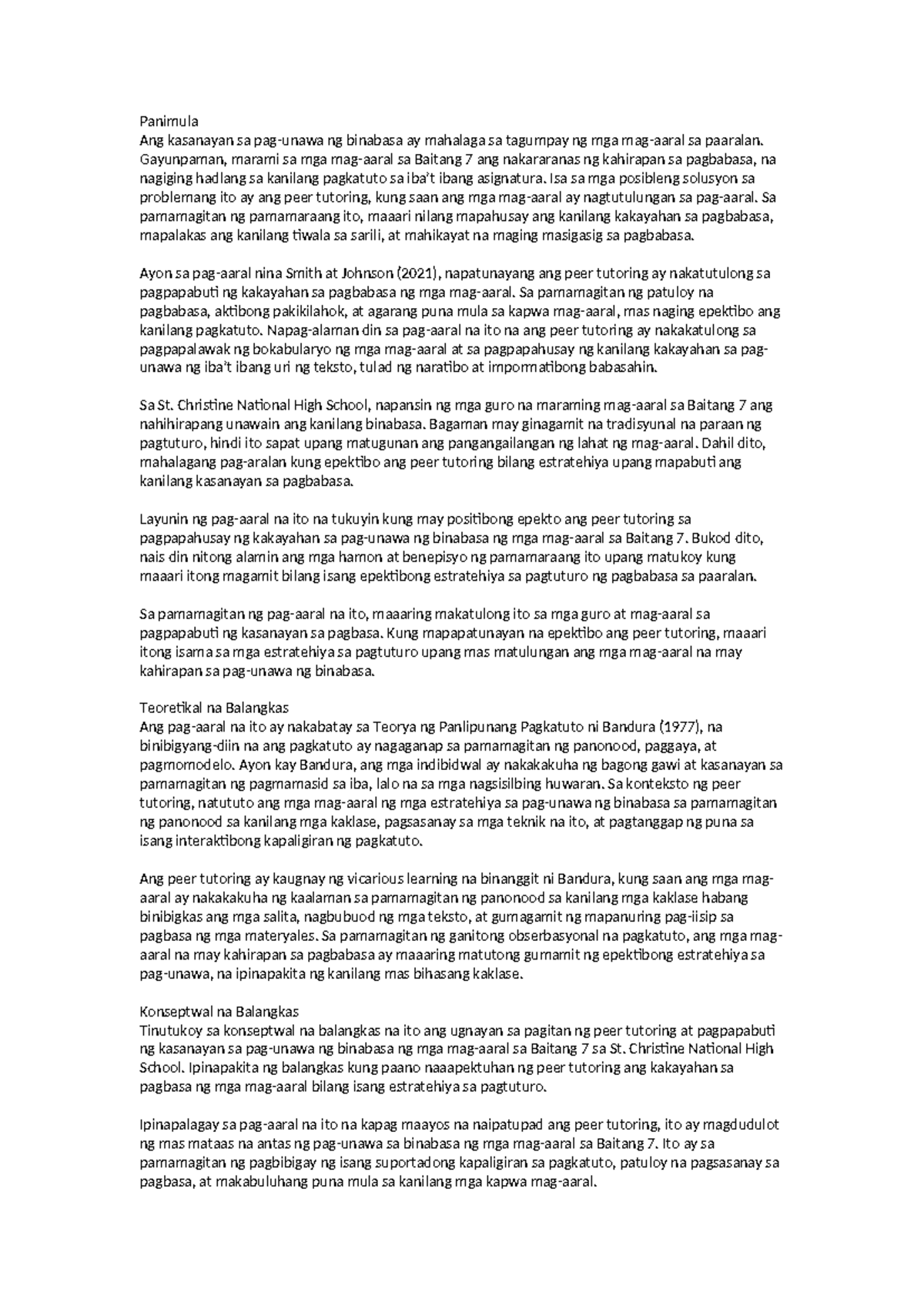 Filipino - for students, study notes - Panimula Ang kasanayan sa pag ...