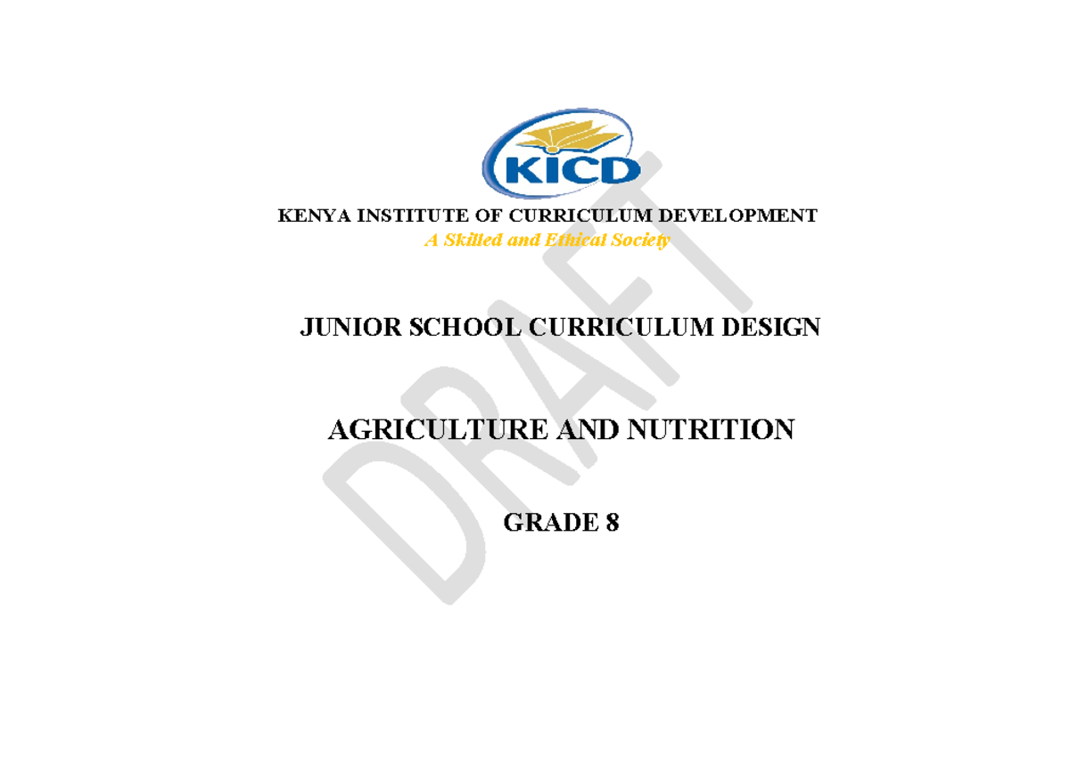 Grade.8 - notes for computer studies - KENYA INSTITUTE OF CURRICULUM ...