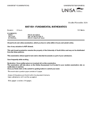 MAT1510 Assignment 02 - mathematics functions - MAT1501 - Studocu