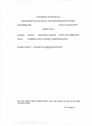 [Solved] In your own words define administration and give practical - Introduction to Public ...