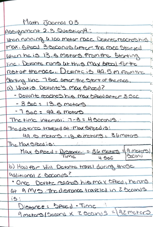 Midterm Study Guide: Key Concepts and Review for Course XYZ - Math Journal 1 6 Assignment 3,3 ...