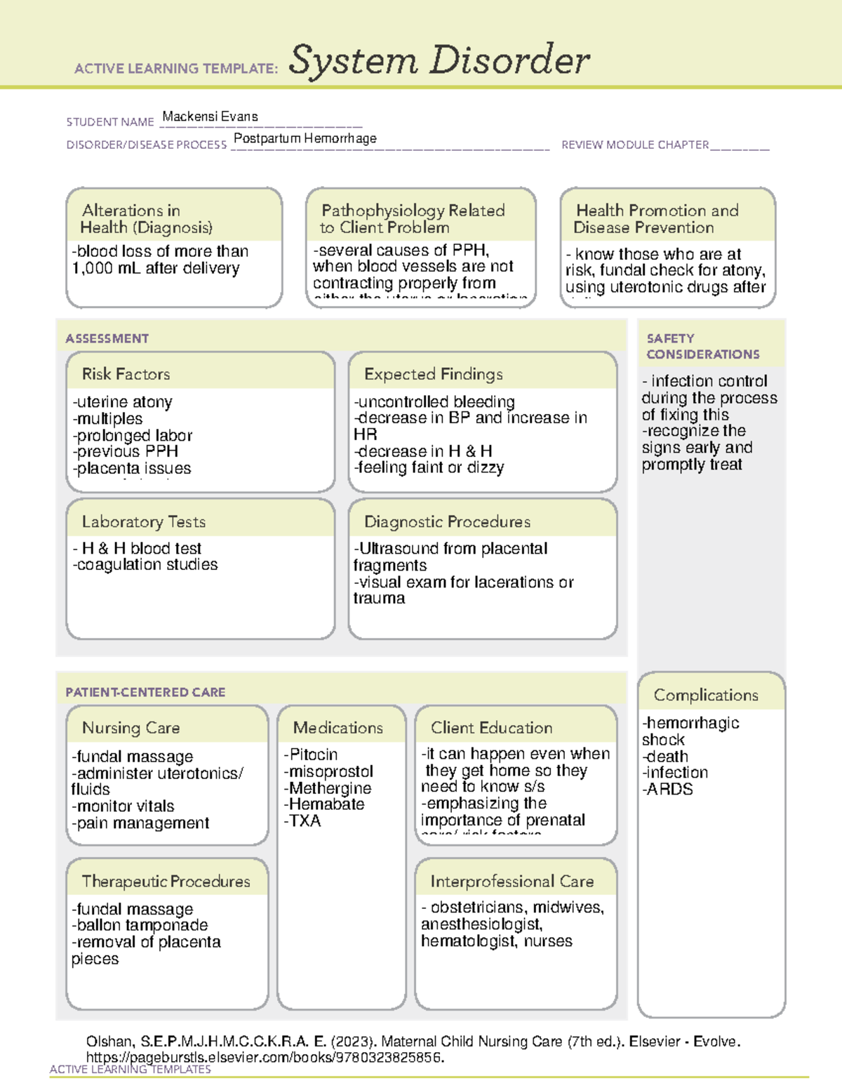 Alternate Assignment #3 - ACTIVE LEARNING TEMPLATES System Disorder ...