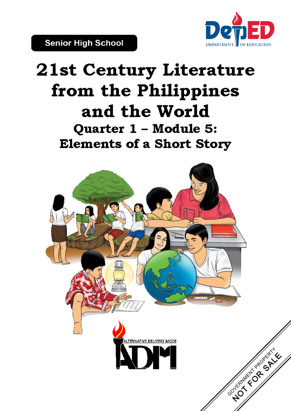21st Century Literature Module 5: Elements of a Short Story Study Guide ...