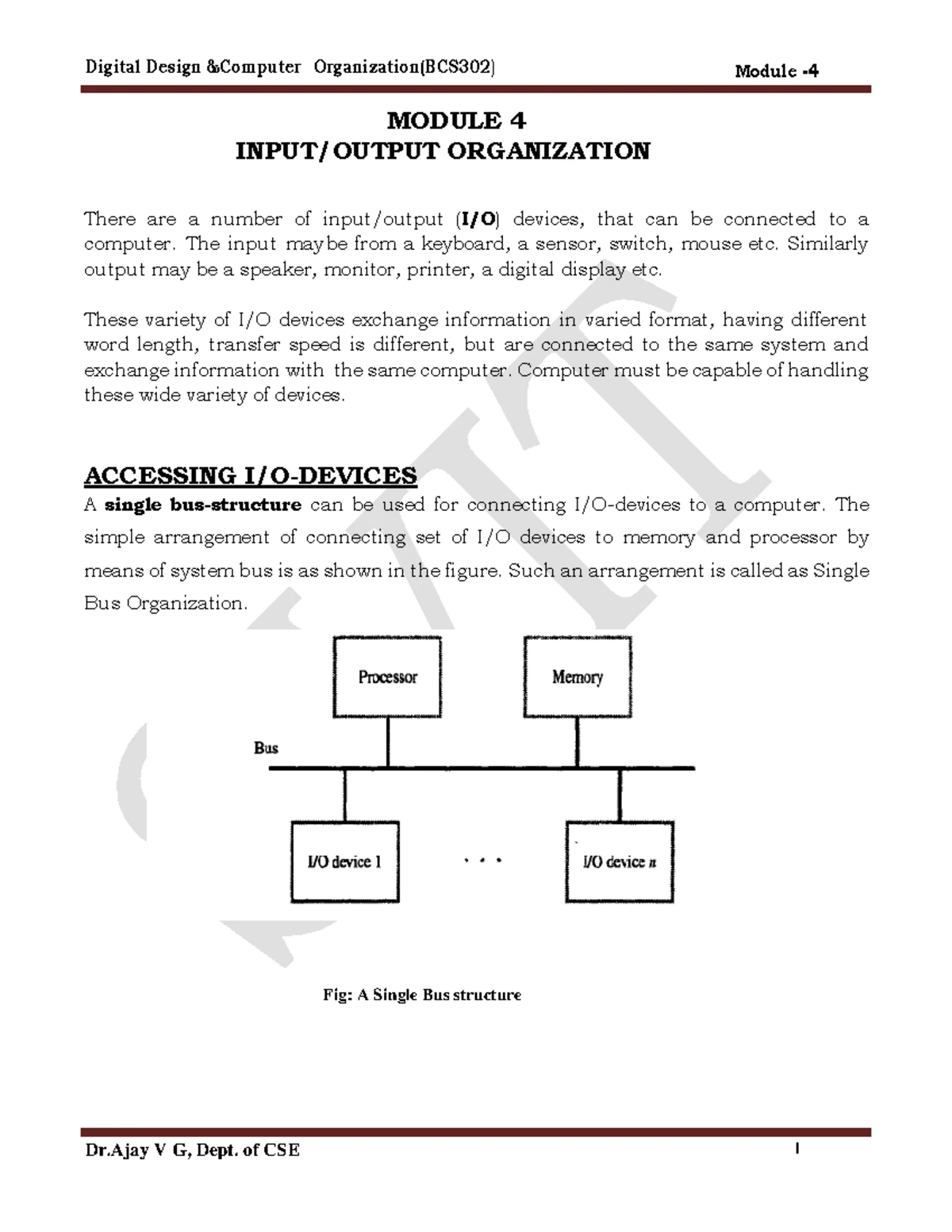 BCS302 Midterm Model Question Paper for Digital Design & Computer Org. - Studocu
