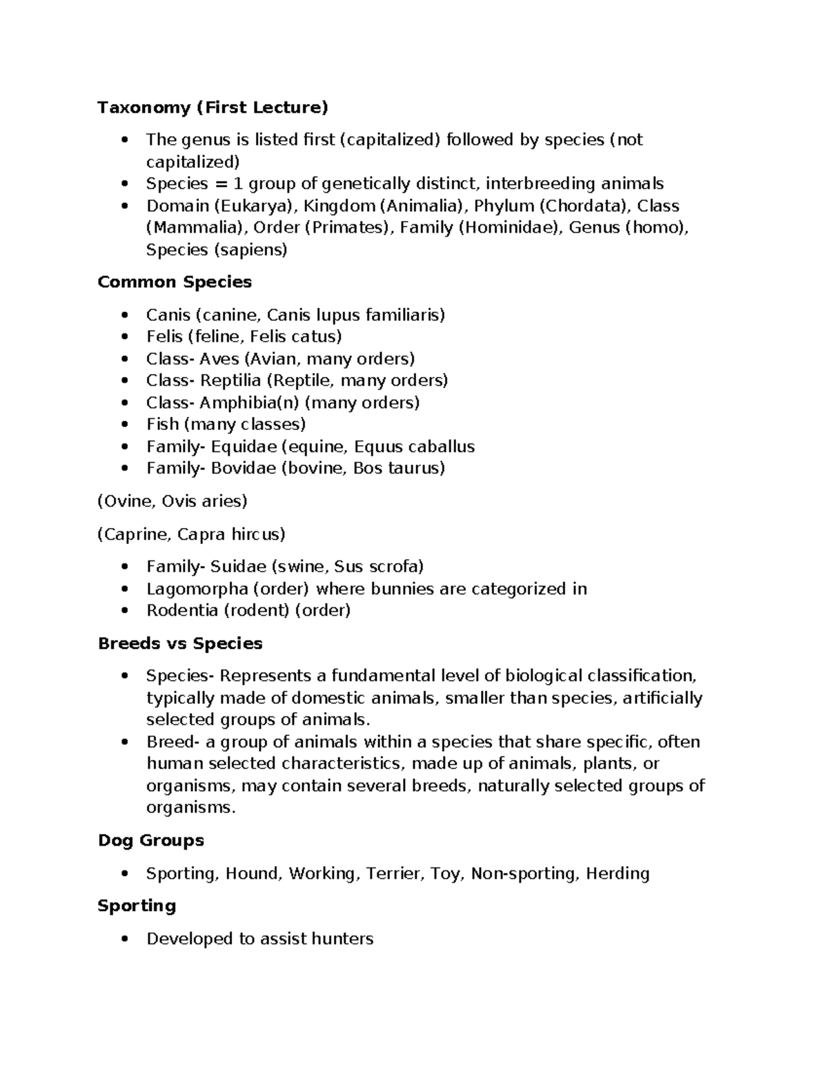 Understanding Animal Behavior: Training & Aggression (Course Code ...