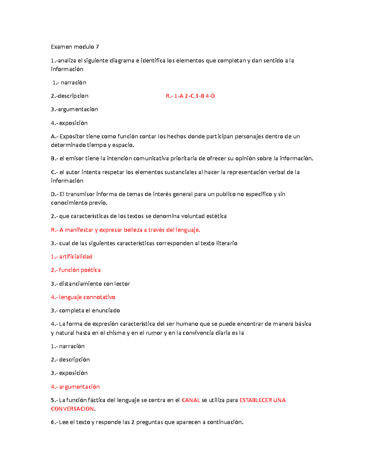 Modulo 7 - Examen modulo 7 1.-analiza el siguiente diagrama e ...