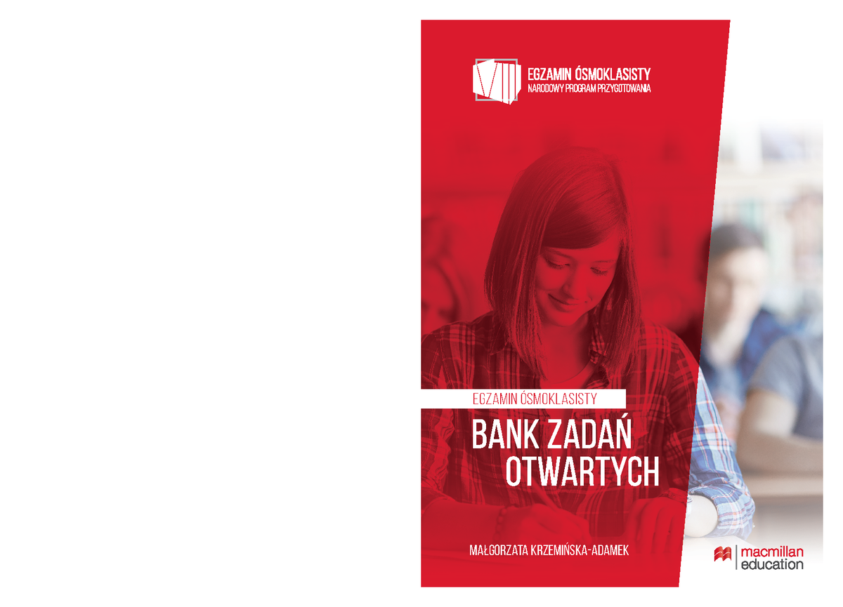 Egzamin ósmoklasisty: Bank zadań otwartych z języka angielskiego - Studocu