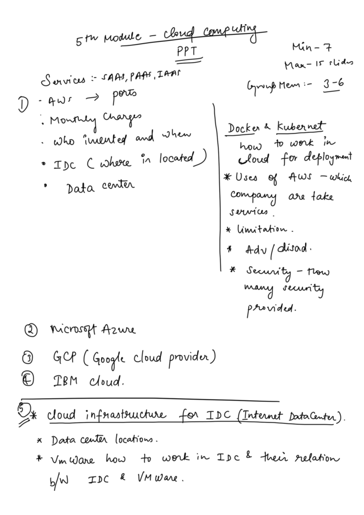 Cloud Computing Services Overview: SAAS, PAAS, IAAS & More - Studocu