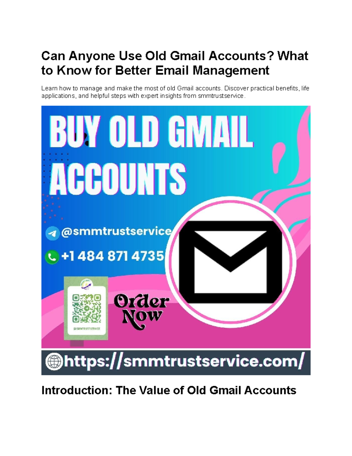 Maximizing Old Gmail Accounts: Tips for Effective Email Management ...