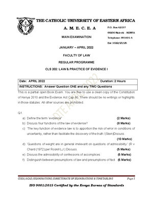 CLS 200: Safeguards for Accused Persons in Criminal Proceedings - Studocu