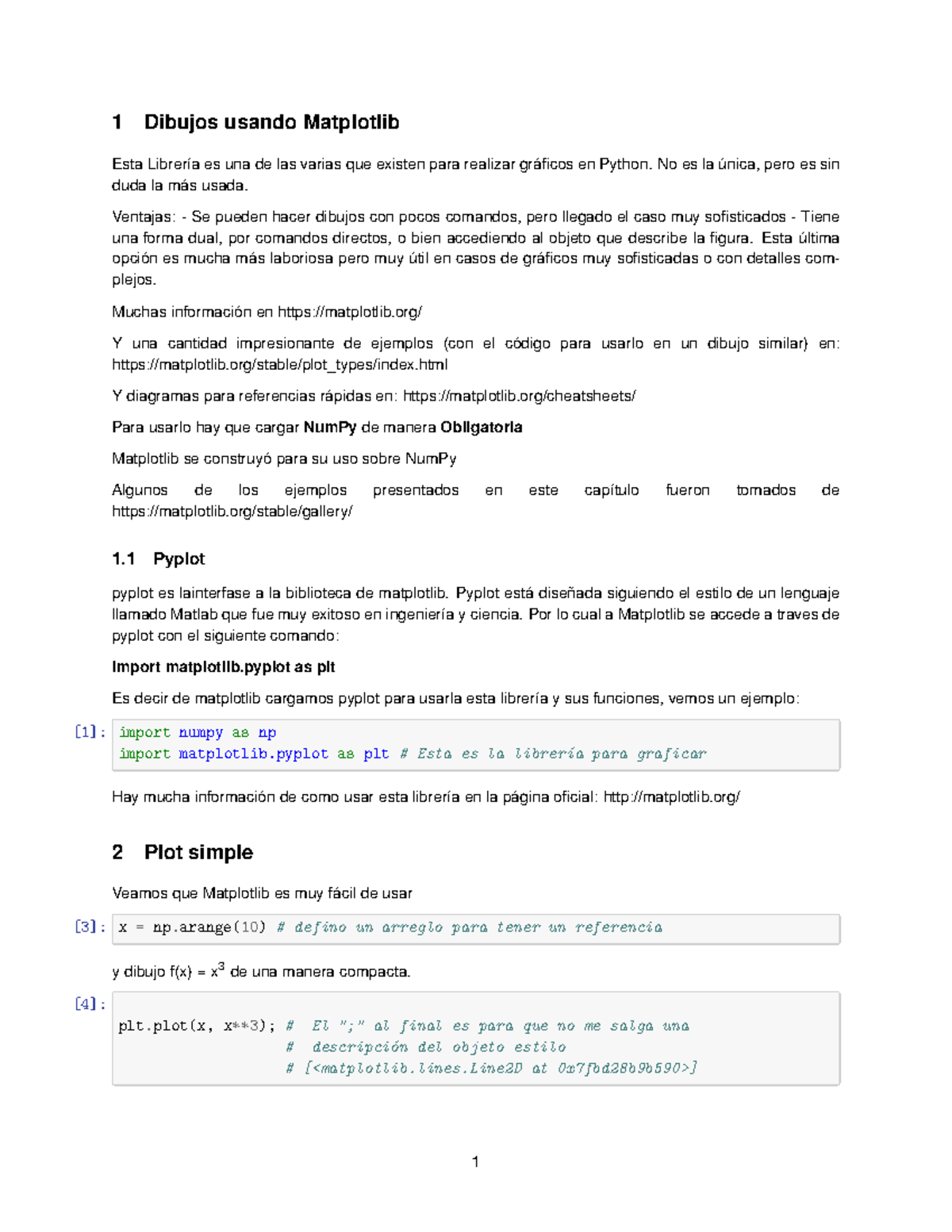 Clase 4: Dibujos y Gráficos con Matplotlib en Python - Studocu