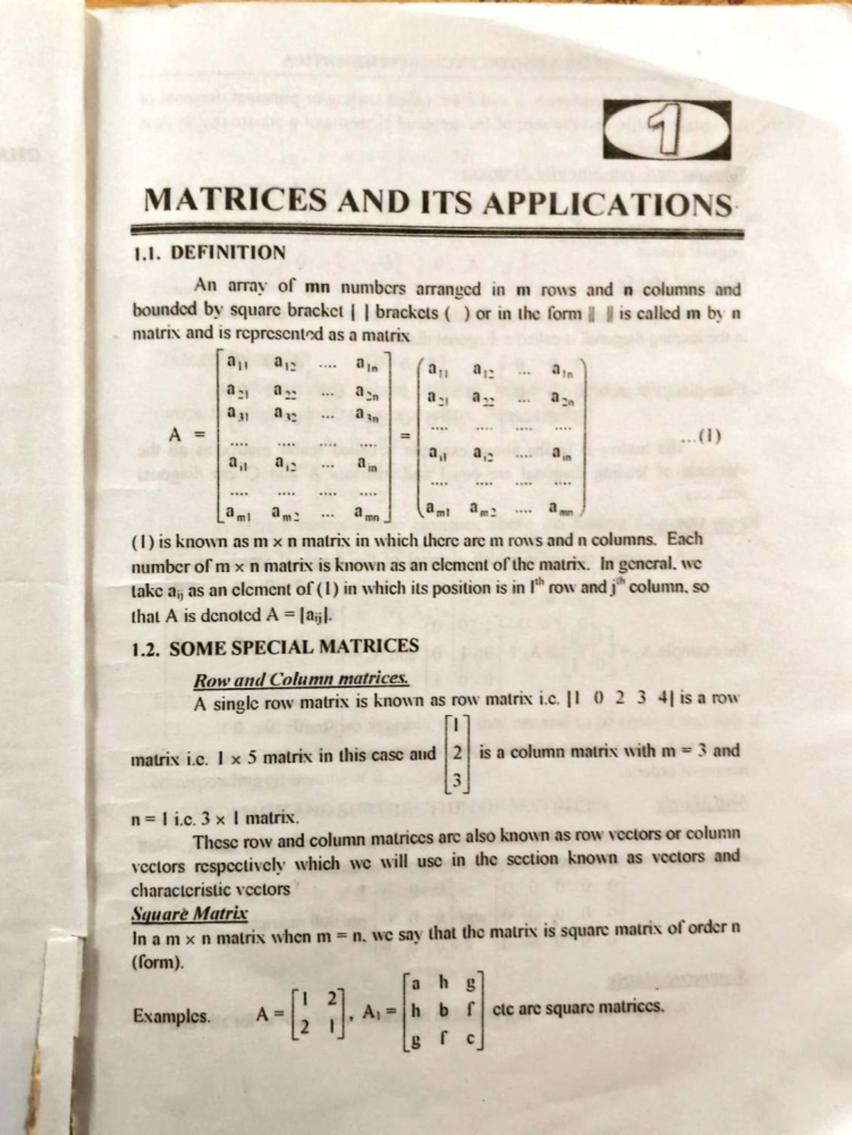 Engineering Mathematics: Matrices and Their Applications - Studocu