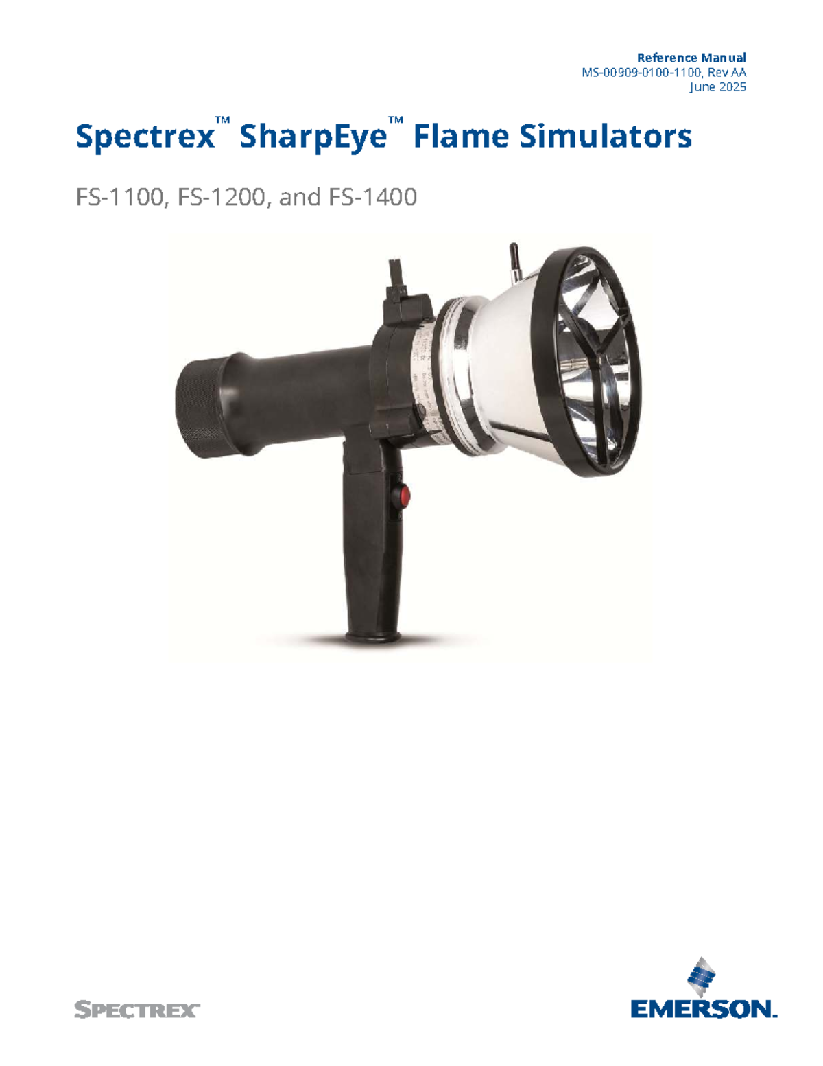 Reference Manual for Spectrex SharpEye Flame Simulators (Rev AA) - Studocu
