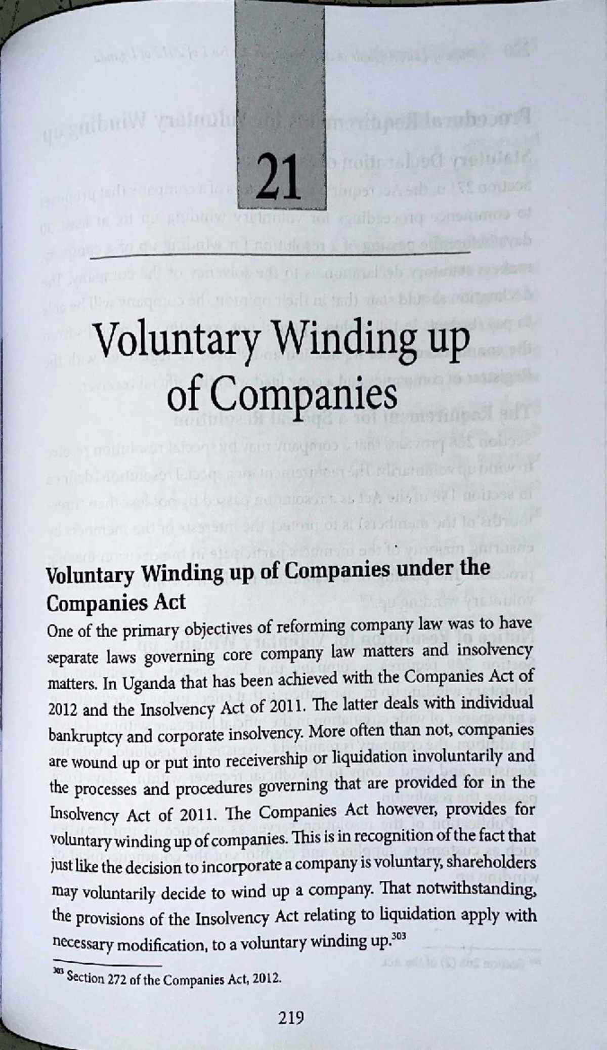 Voluntary Winding Up of Companies: A Guide to the Companies Act - Studocu