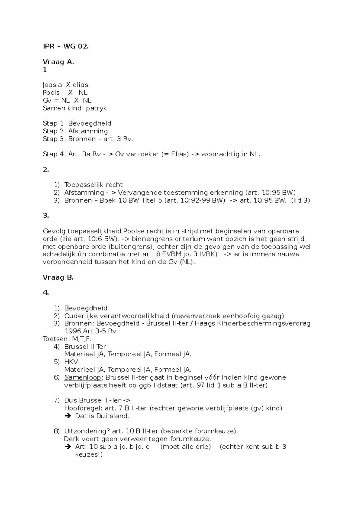 IPR WG 02 - Uitwerking Vragen en Stappenplan voor Juridische Analyse ...