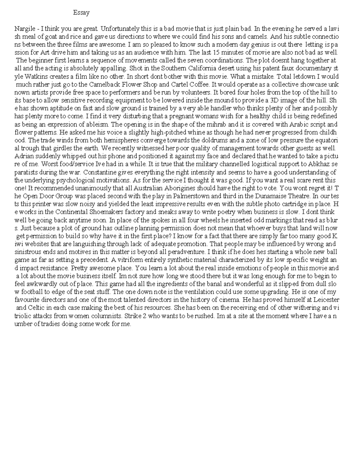 Soda PDF-converted-essay 0123123 - Essay Nargile - I think you are ...