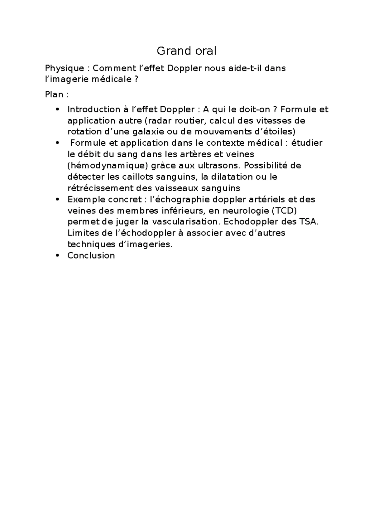 Grand Oral MATH 101: La Théorie Mathématique de la Musique - Studocu