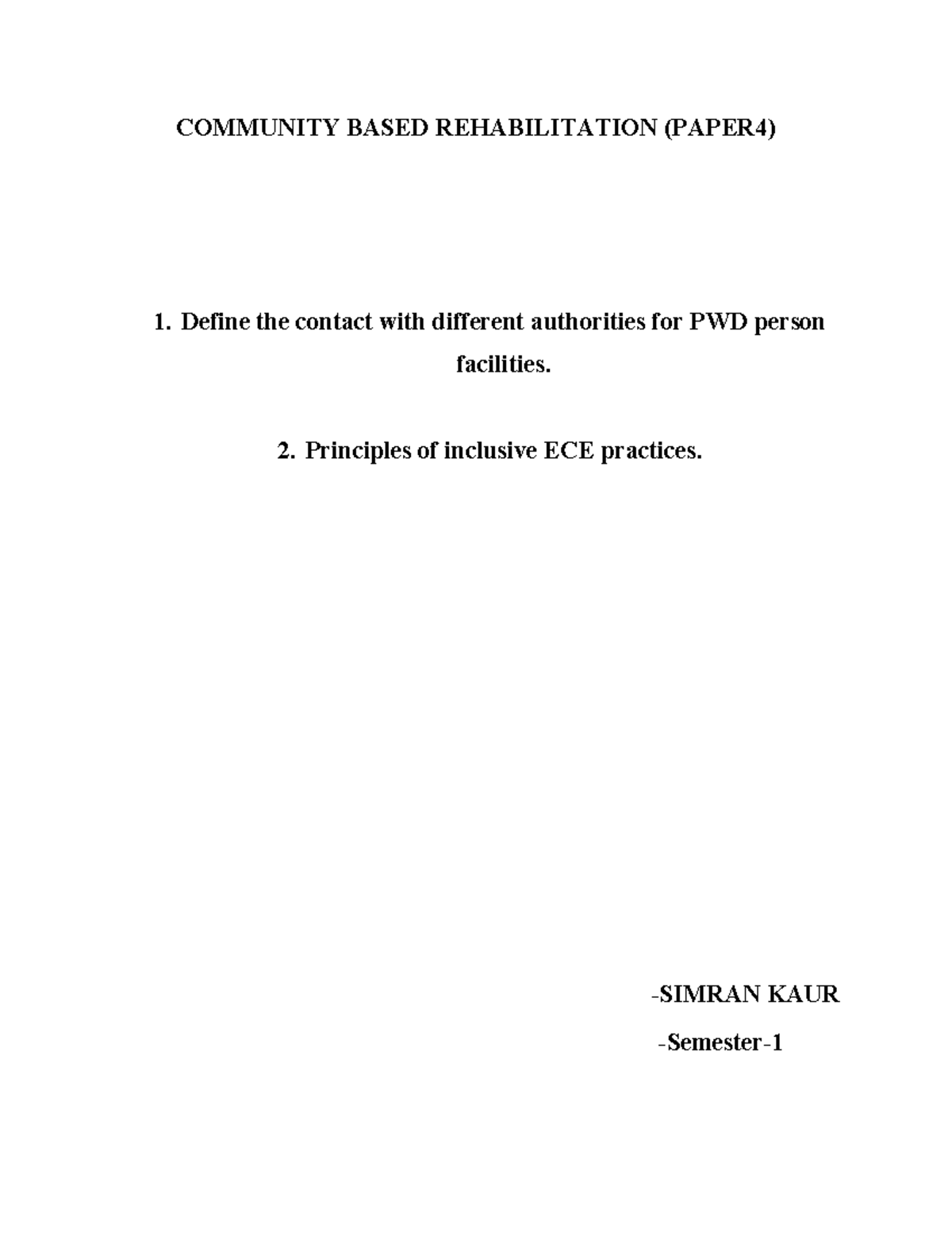 CBR Paper 4 - Community-Based Rehabilitation for Persons with ...