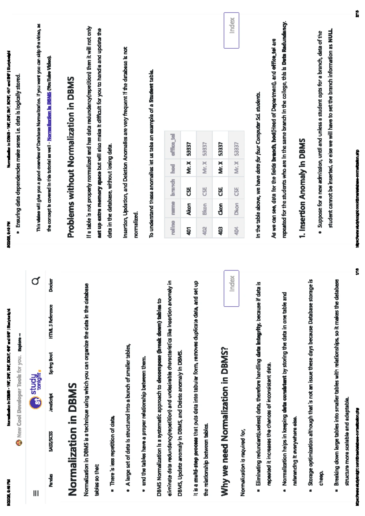 Normalization in DBMS: Understanding 1NF, 2NF, 3NF, BCNF, 4NF, and 5NF ...