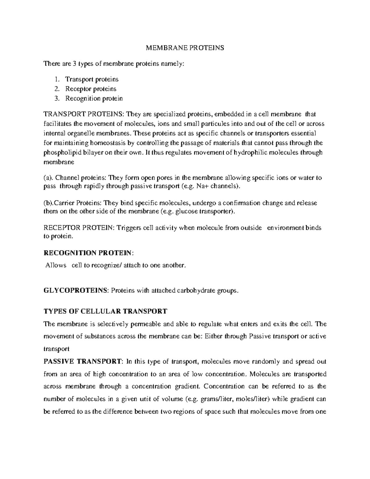 Membrane Proteins Overview: Types, Functions, and Transport Mechanisms ...